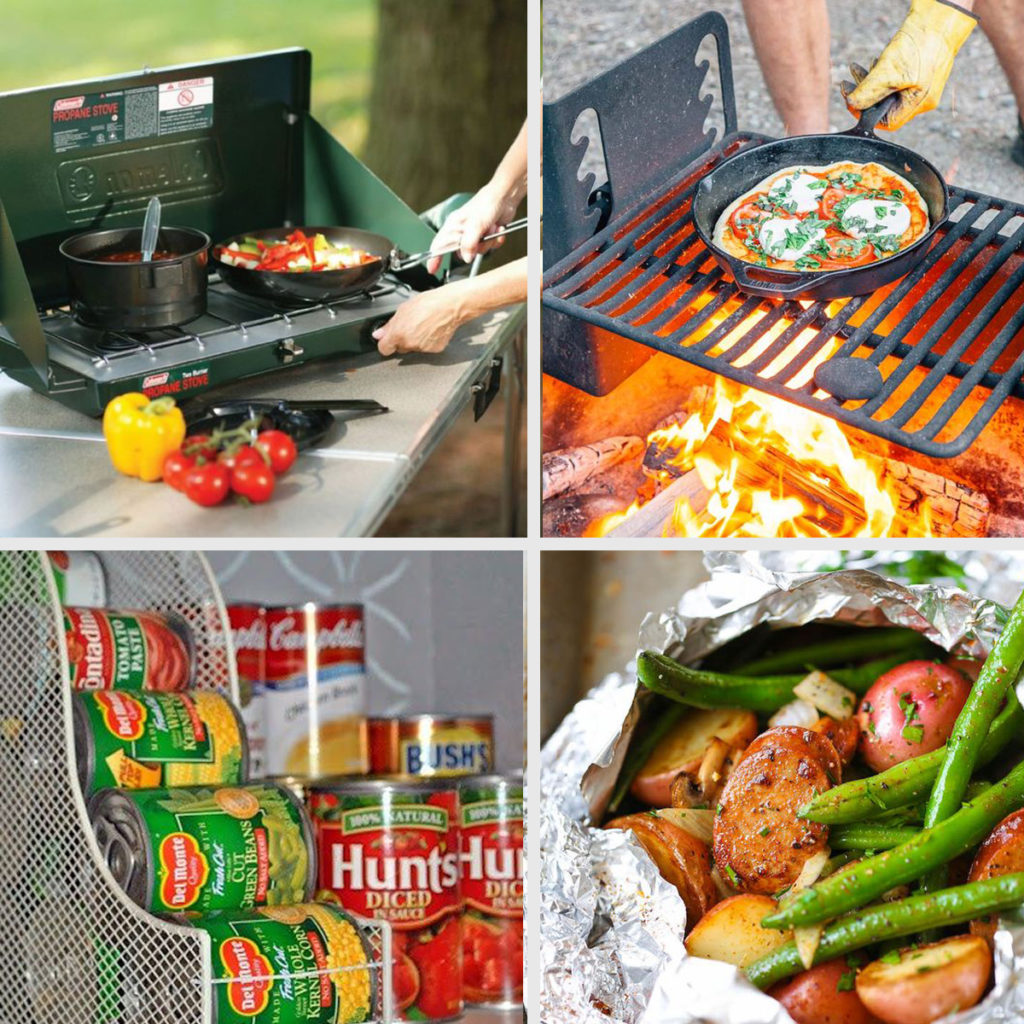 Campsite cooking in the Florida Keys